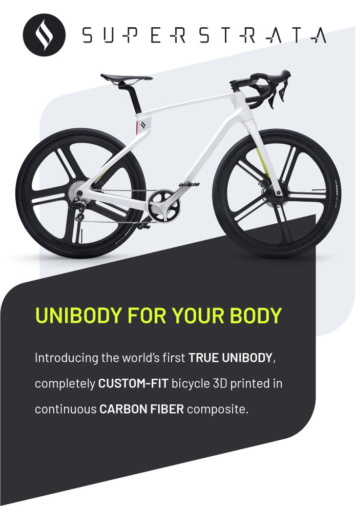 World's first custom 3D-printed unibody carbon fiber composite bike and ...