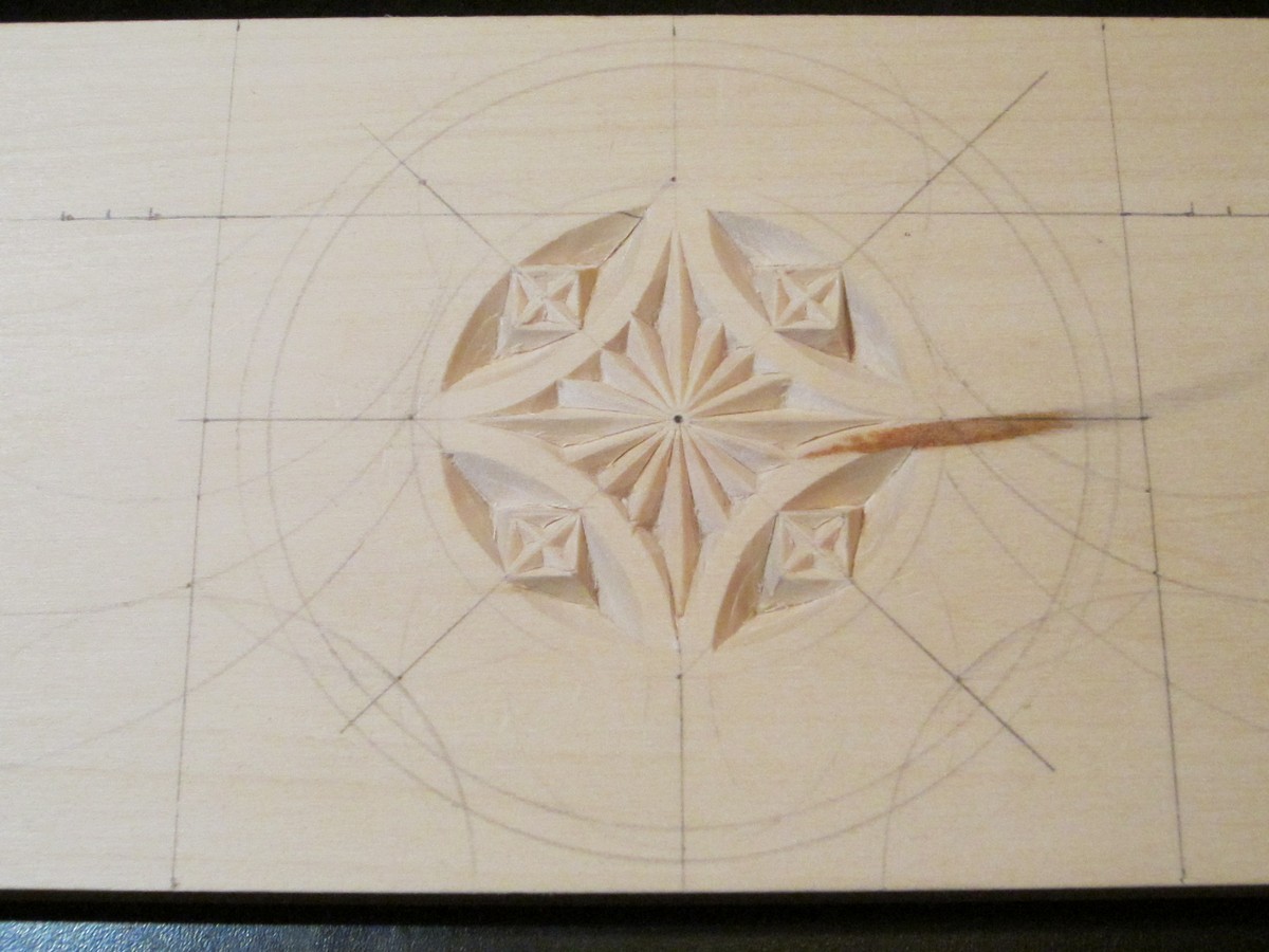 Ales the woodcarver: Chip carving