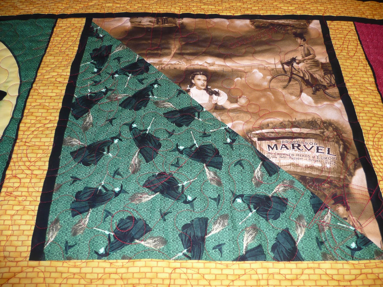Acorn Ridge Quilting: Marge's Wizard of Oz Quilt