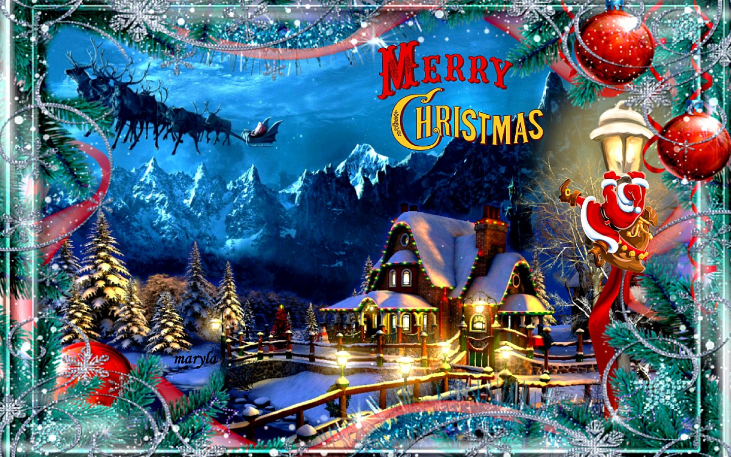 Imagini de Craciun - Peisaje de Iarna ~ Imagini de Craciun