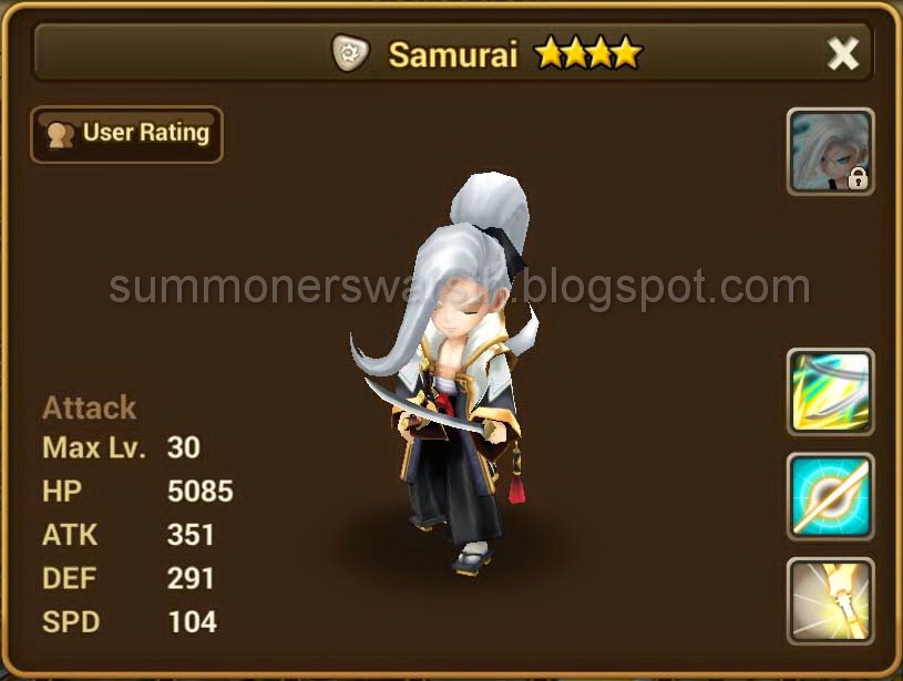 Samurai (Light) | Summoners War