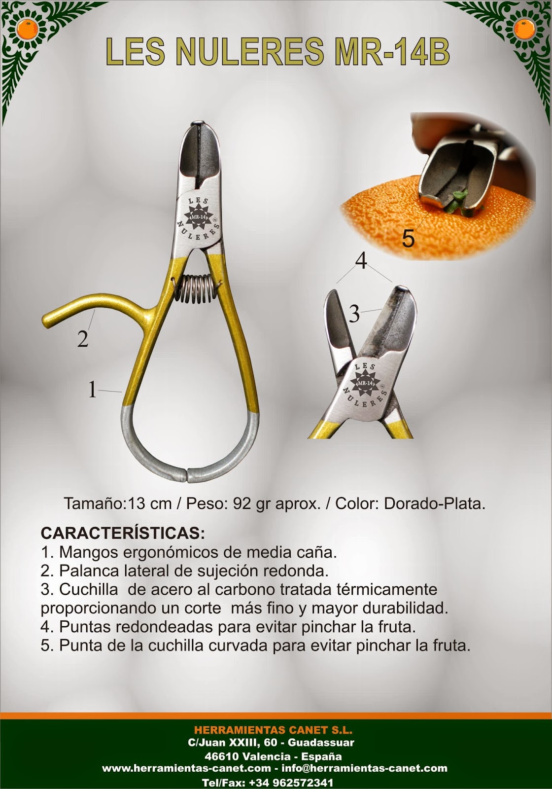 Herramientas Canet, S.L. ( Tijeras Corta naranja): Poductos