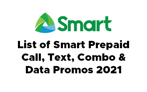 List of Smart Prepaid Call, Text, Combo and Data Promos 2021 ...