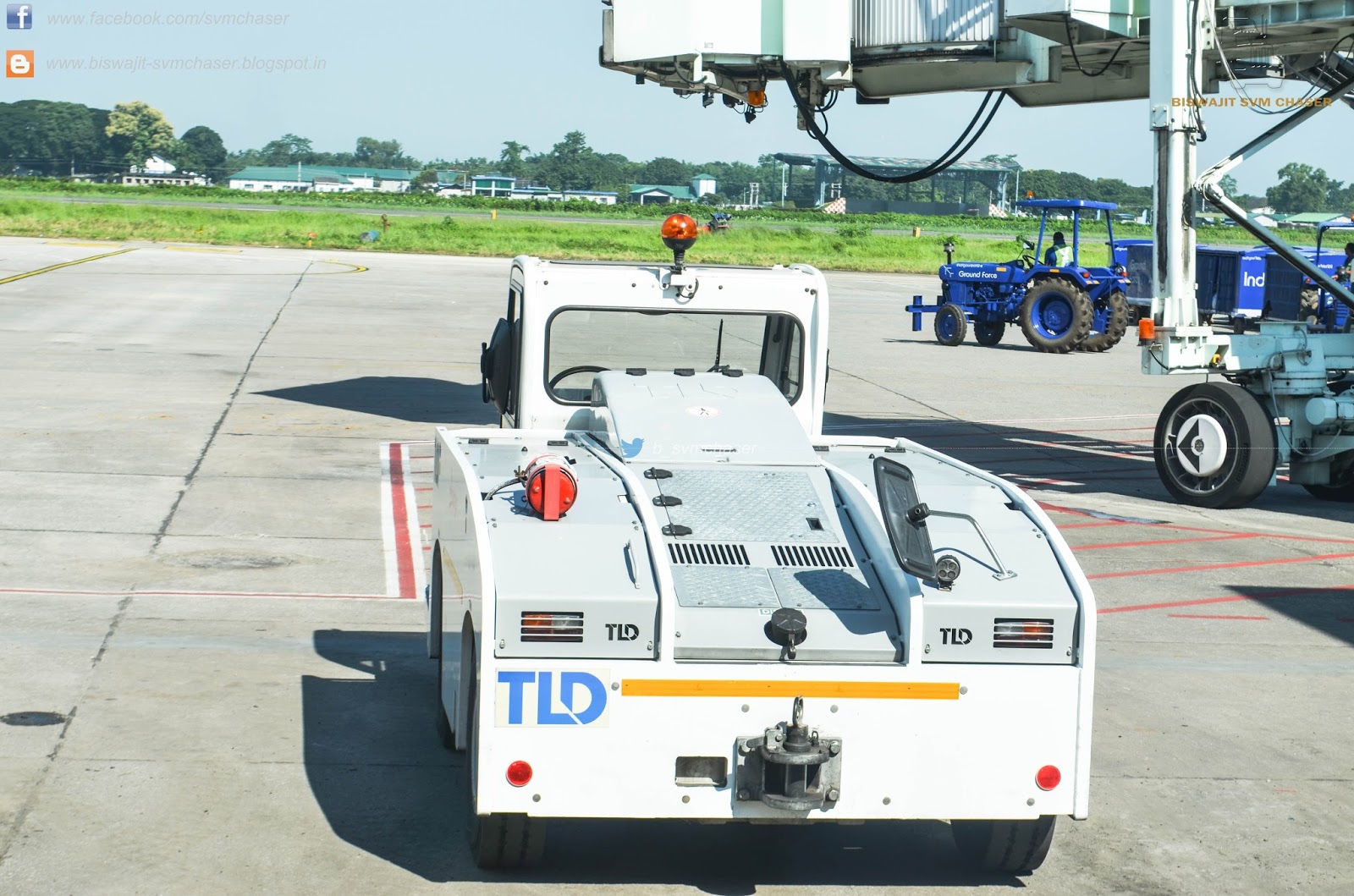Pushback tractors / tug at LGBI Airport Guwahati | Biswajit SVM Chaser