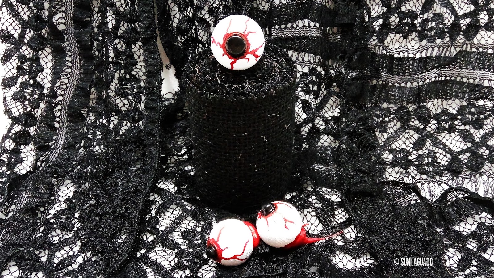 Suni Aguado: Ojos terroríficos para halloween - Diy tutorial