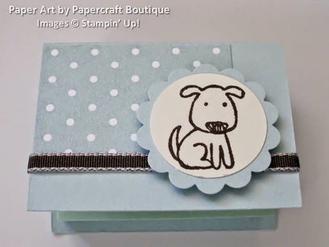 Papercraft Boutique: Mini post-it note holder