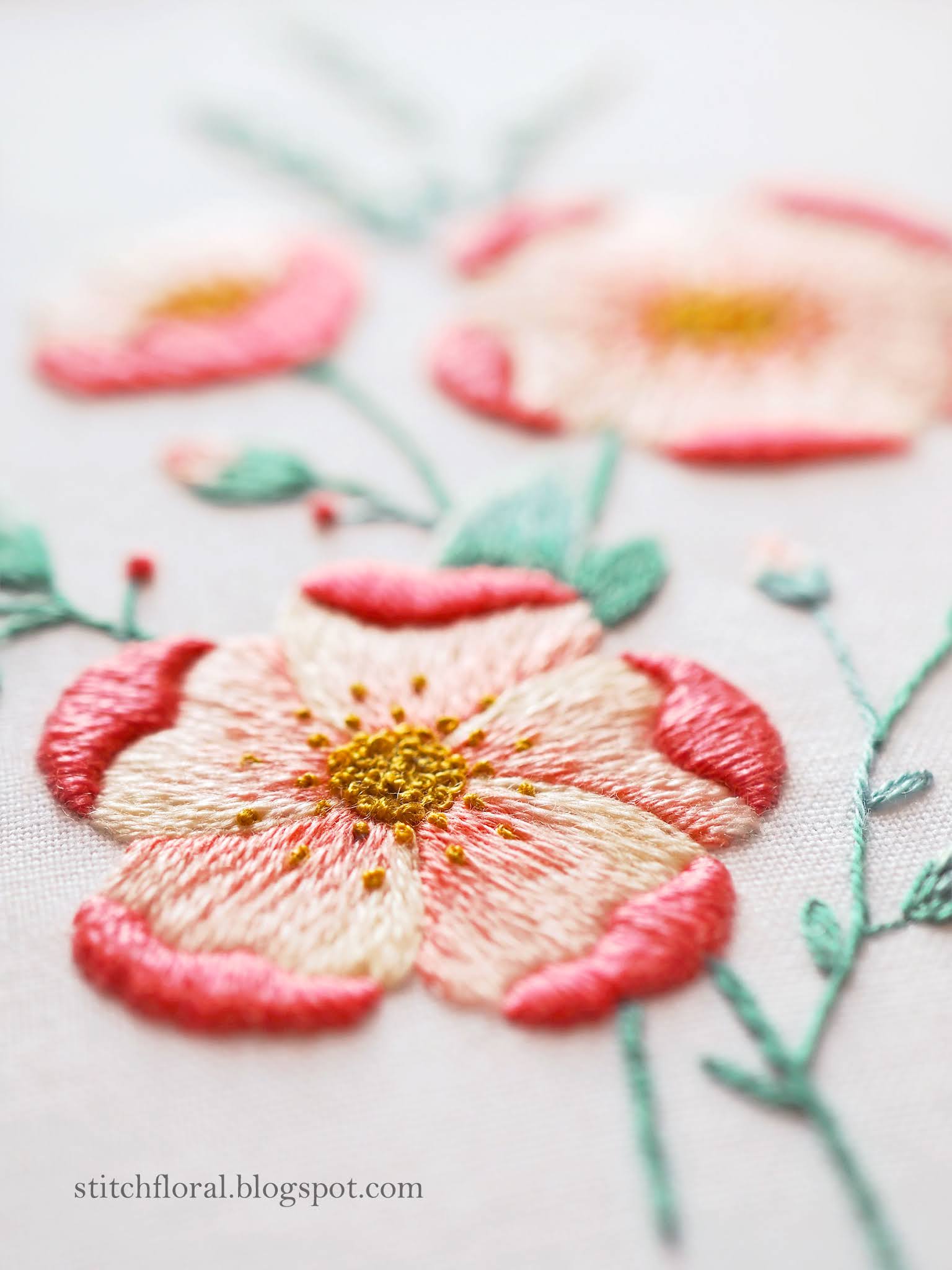May Blossoms Stitch Along: Part 4 - Stitch Floral