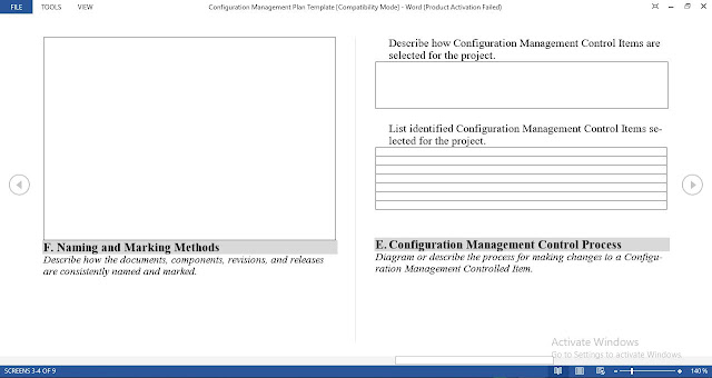 Configuration Management Plan Template
