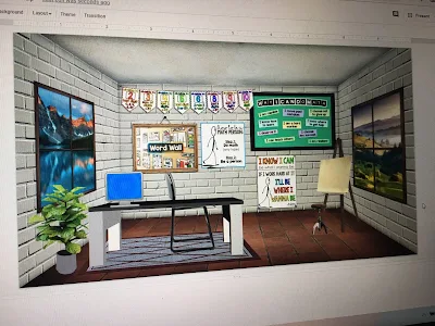 Scaffolded Math and Science: Virtual Math Classroom Decor
