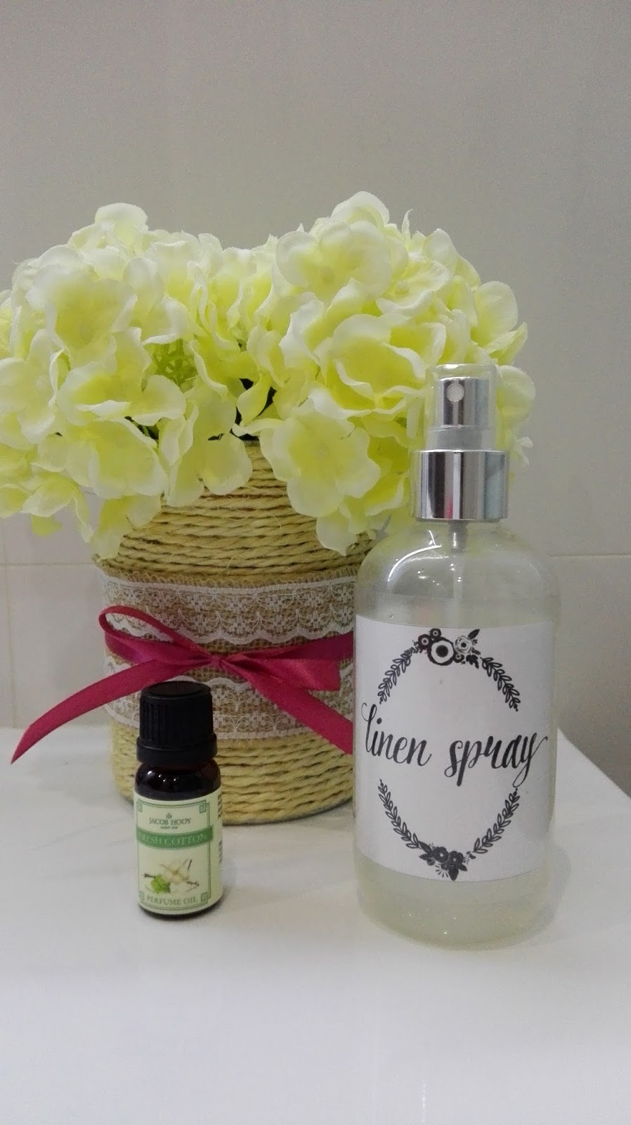 DIY: Linen Spray Fresh Cotton!