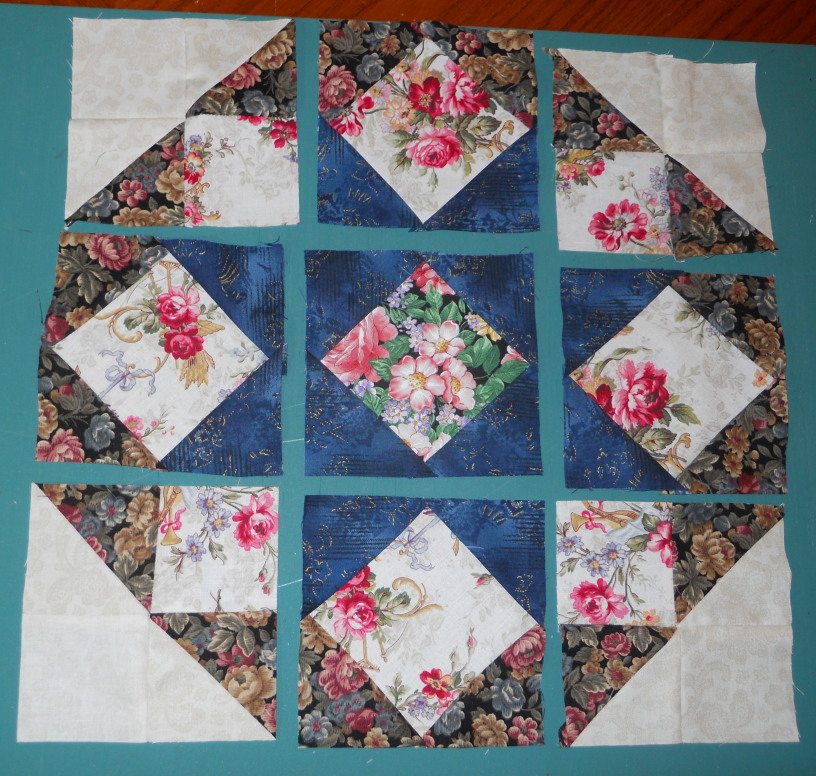 Diamon Naturals: Star Flower Quilt Block