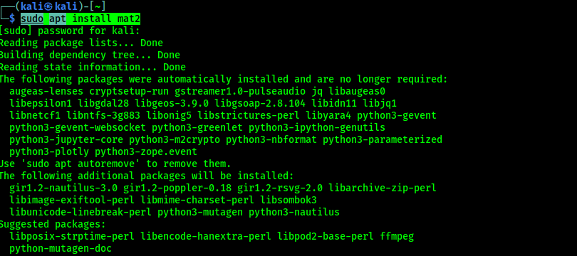 How to Remove Metadata of Files on Kali Linux