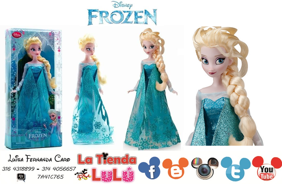 La Tienda De Lulú: Muñecas Anna y Elsa Frozen Disney (Clasicas)