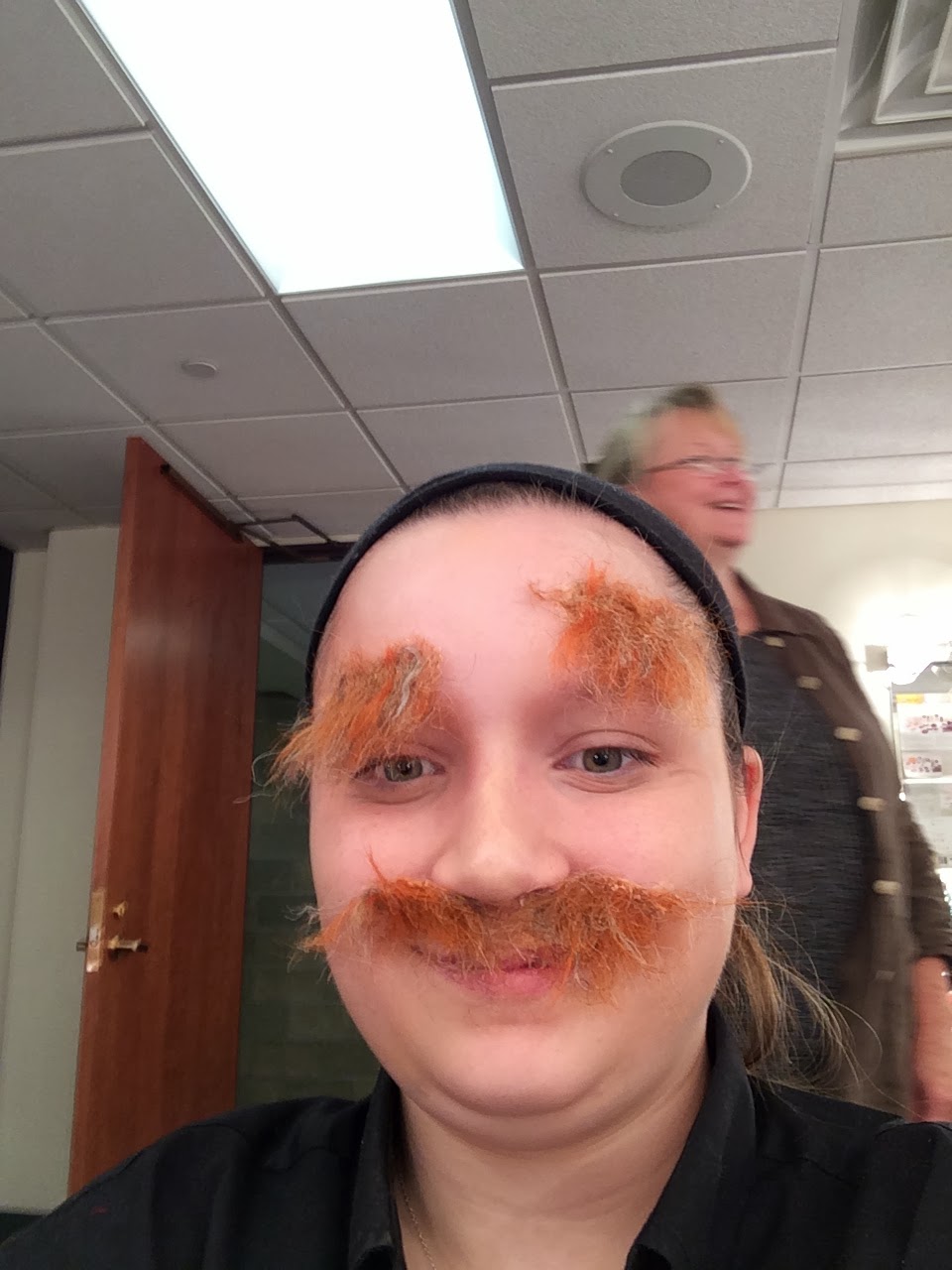 Stage Makeup: Mustache and Eyebrows!