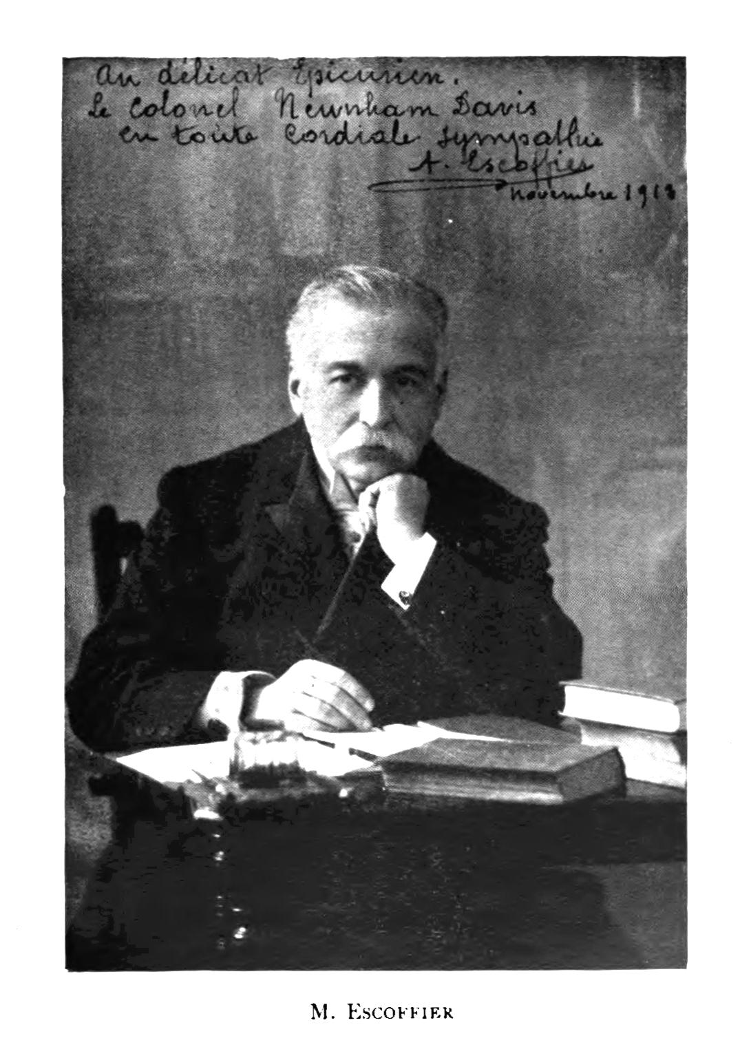 Condimentando Caminos: Auguste Escoffier. Emperador de los Cocineros