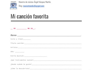 MUSICOTEANDO: MATERIAL DE CLASE