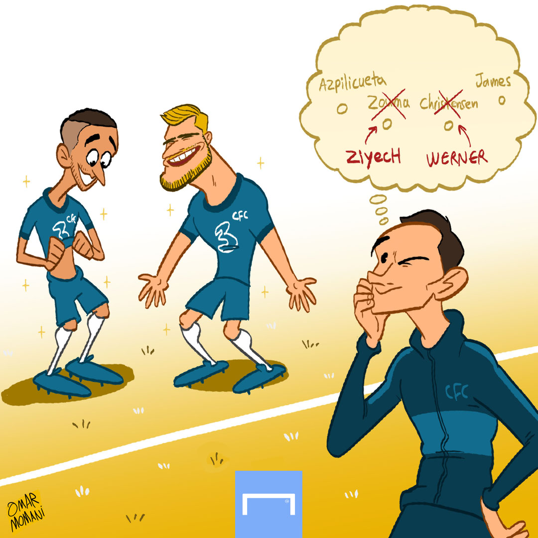 Omar Momani cartoons: Timo Werner