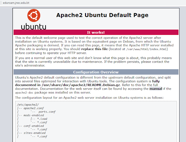 Apache2 Ubuntu Default Page! It works! If you webpage shows Apache ...