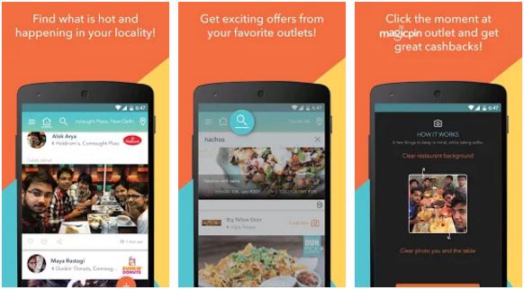Apps Review - Magicpin - Cashback for Selfie - Youth Apps