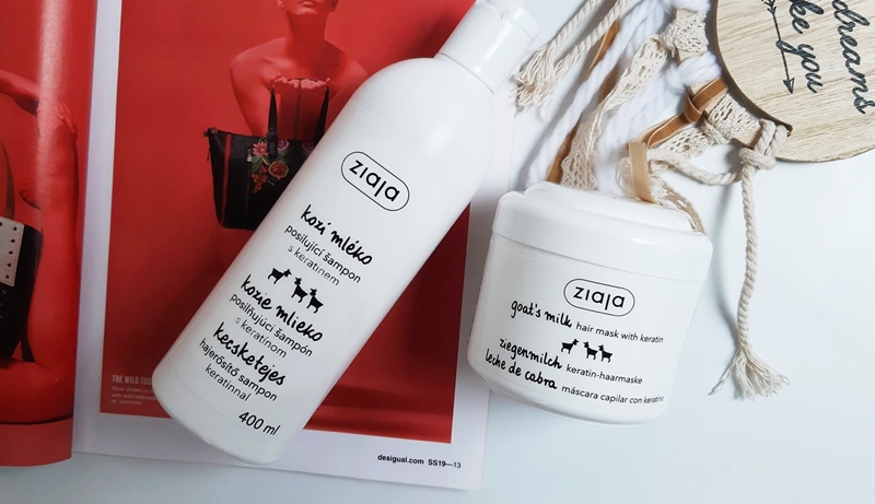 Review sampon si masca de par Ziaja cu proteine din lapte de capra ...