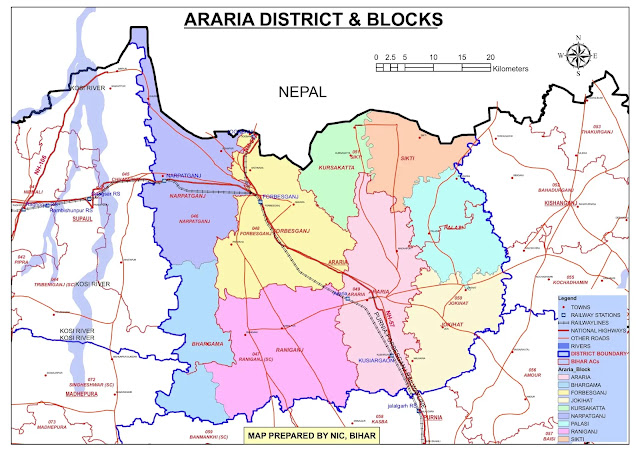 अररिया शहर के बारे मे, About Araria City