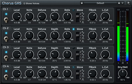 Essential free VSTs - VSTs gratuitos esenciales: Chorus GAS