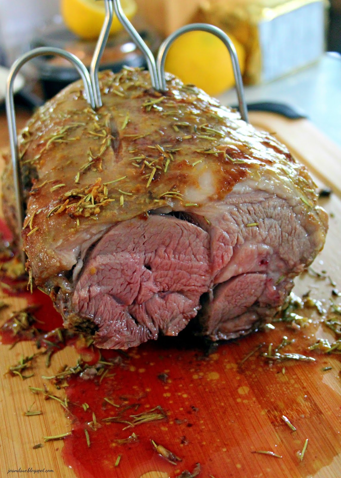 Jo and Sue: Roast Boneless Leg Of Lamb