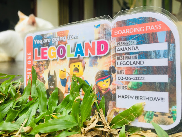 Legoland Boarding Pass Surprise Ticket Editable Printable PDF File ...