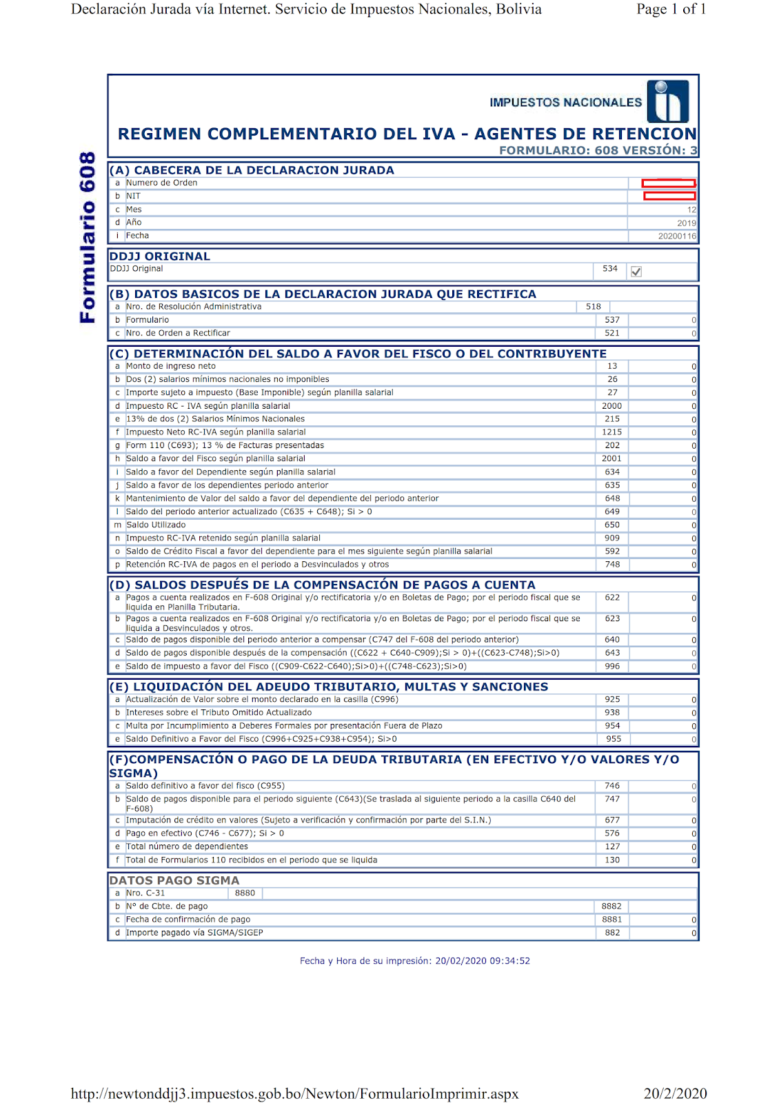 Caceres Servicios Profesionales Integrales: Es obligatorio el envío del ...
