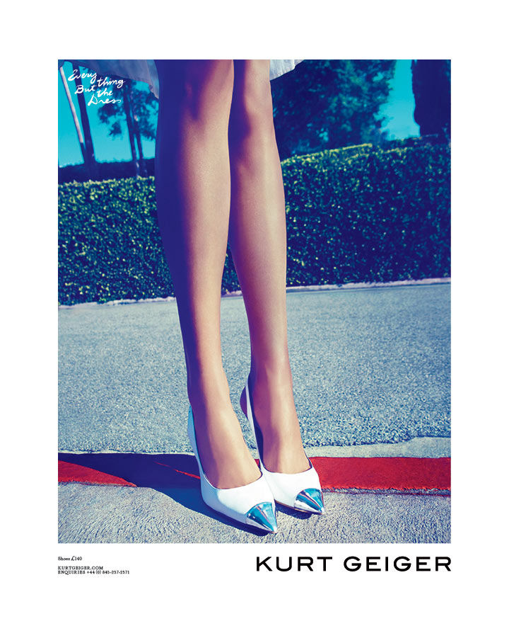 Ad Campaign: Kurt Geiger S/S 2012: Anja Rubik by Erik Torstensson