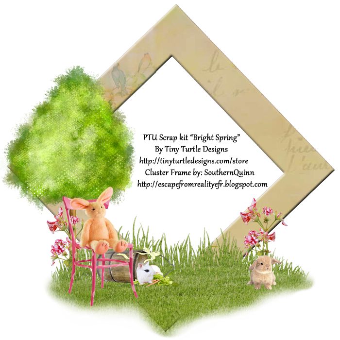 Escape From Reality Blog: FTU 'Spring Time' Cluster & Cluster Frames