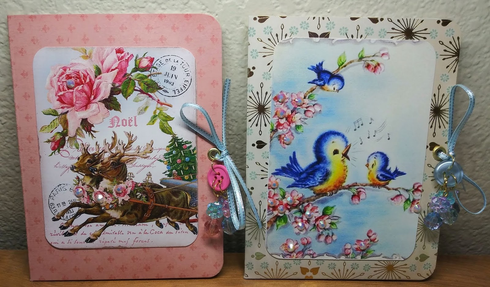 HappyBird's Glitter Nest: DIY~Super Easy & Lovely Double Gift Card ...