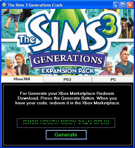 serial code for the sims 3 generations - steelbiof9