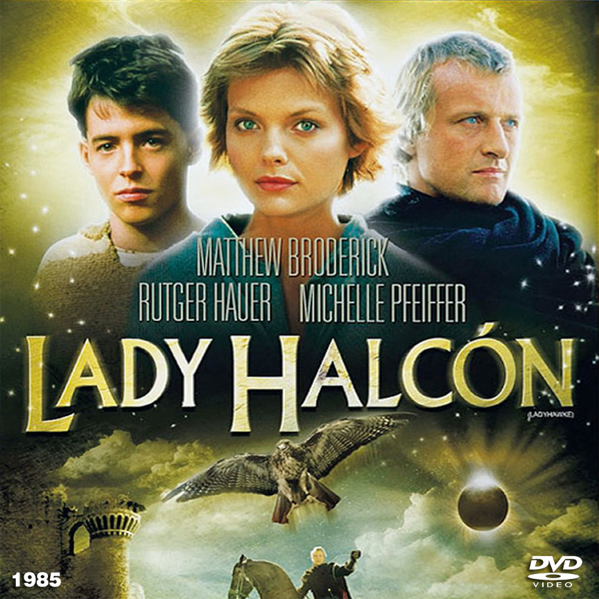 Caratulas de películas DVD para cajas CD: Lady Halcón (*) - [1985]