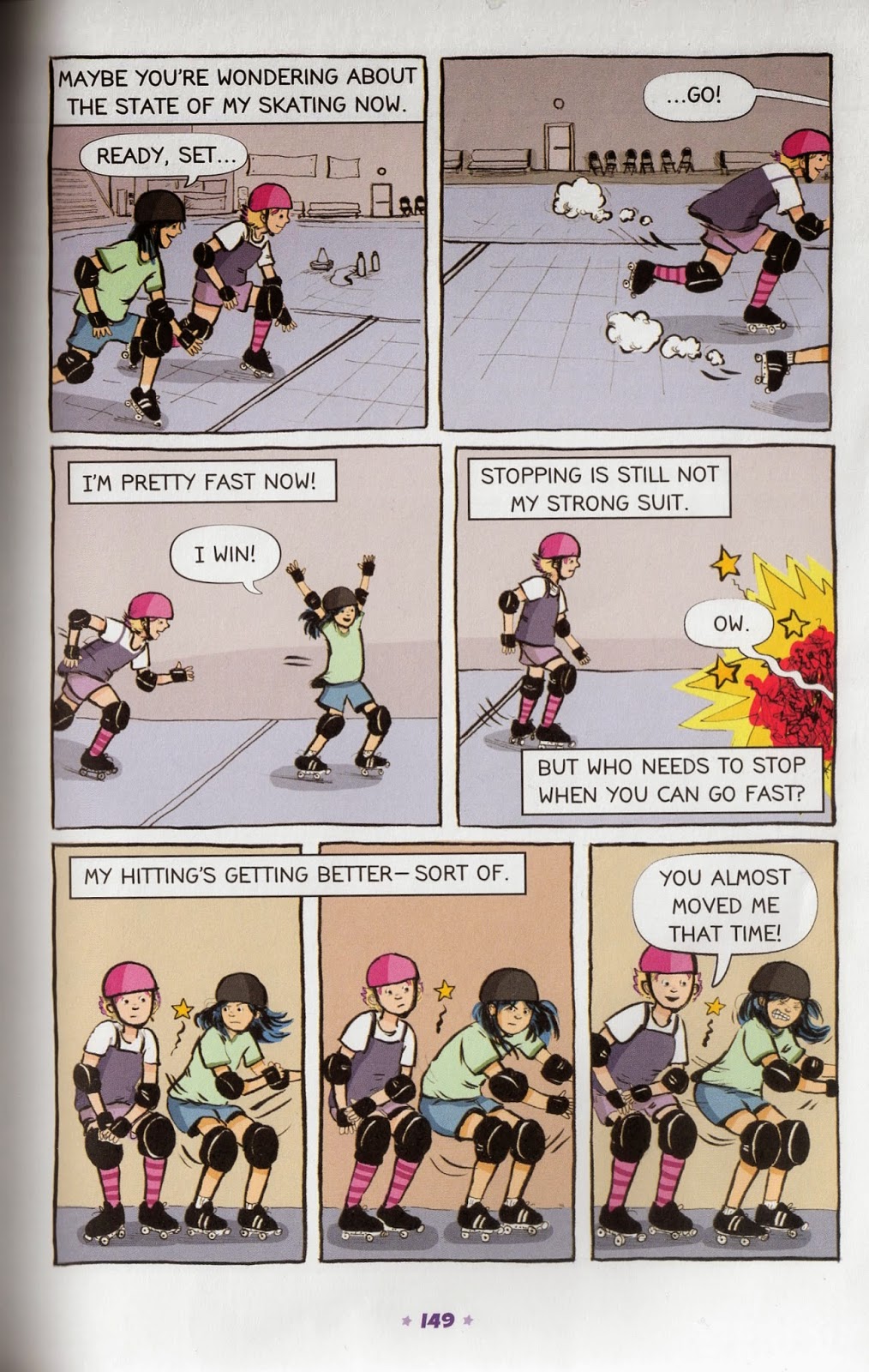 ANNIE AND AUNT: Roller Girl!