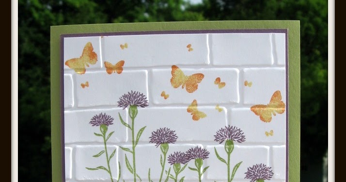 ~For The Love of Stamping~: Brick Wall Embossing folder & Wild About ...
