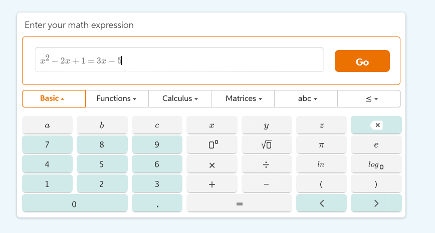 Online algebra calculators and math solvers