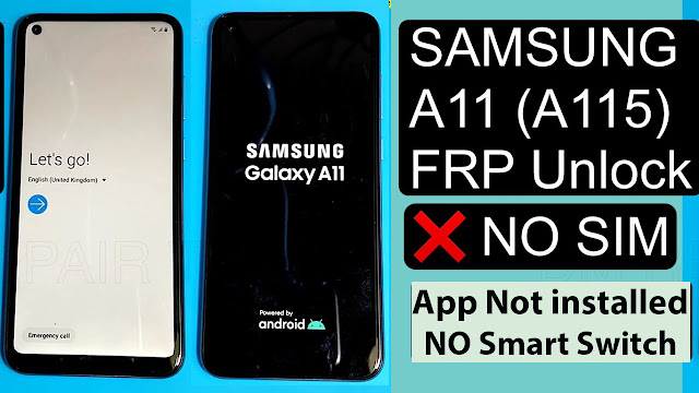 Samsung A11 FRP Bypass With PC - A11 Google Lock Remove - DM REPAIR TECH
