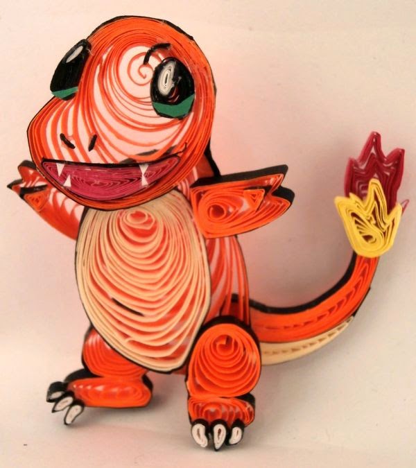 paper quilling cartoon characters ~ ideas art and projects craft