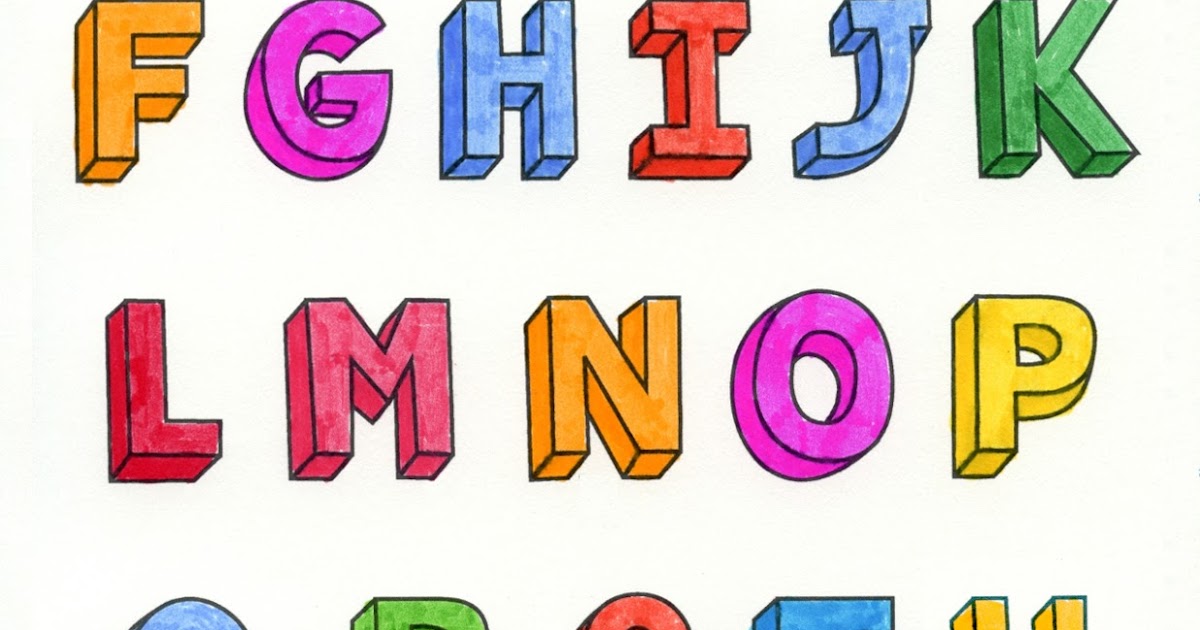 3D Block Letters ~ Thankyou Letter