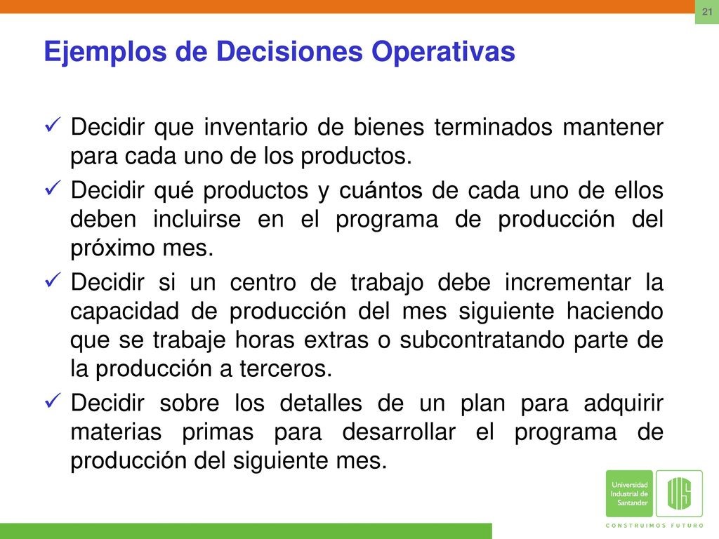 Toma de decisiones