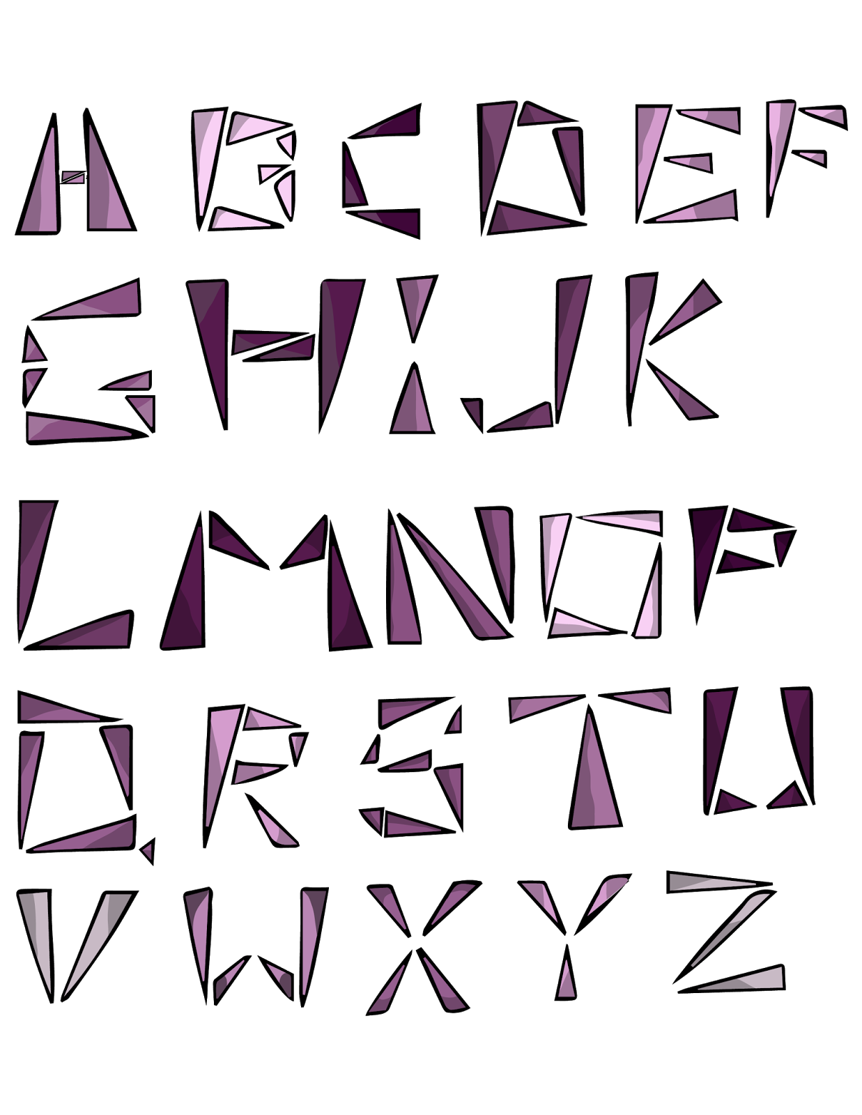 ARTDM117 Alphabet Letters ARTDM117 Alphabet Letters