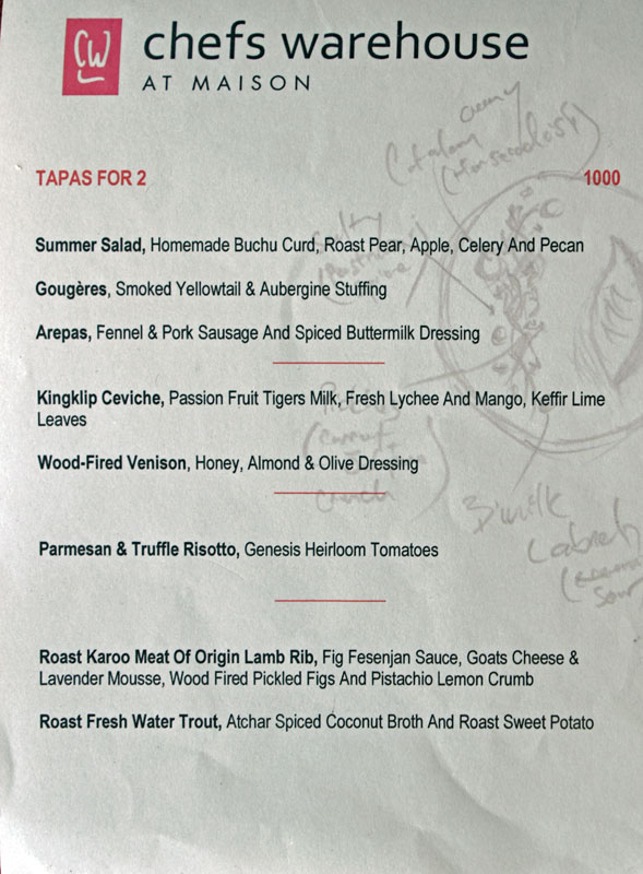 .: Franschhoek Visit - Chefs Warehouse at Maison