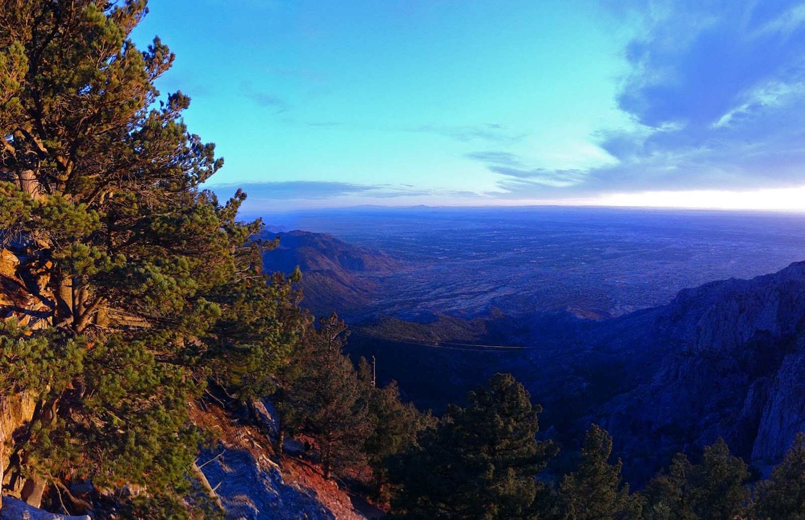 Joe's Retirement Blog: Sunset in the Sandia Mountains, Albuquerque, New ...