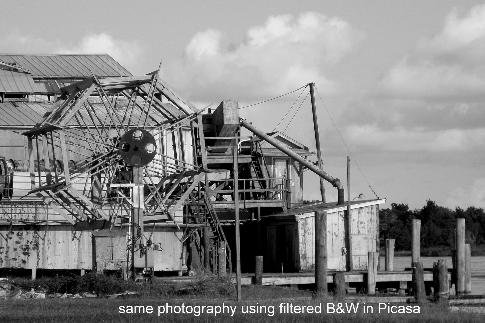 Morning Light Photography: Remnants of the Menhaden Plant in Beaufort, NC