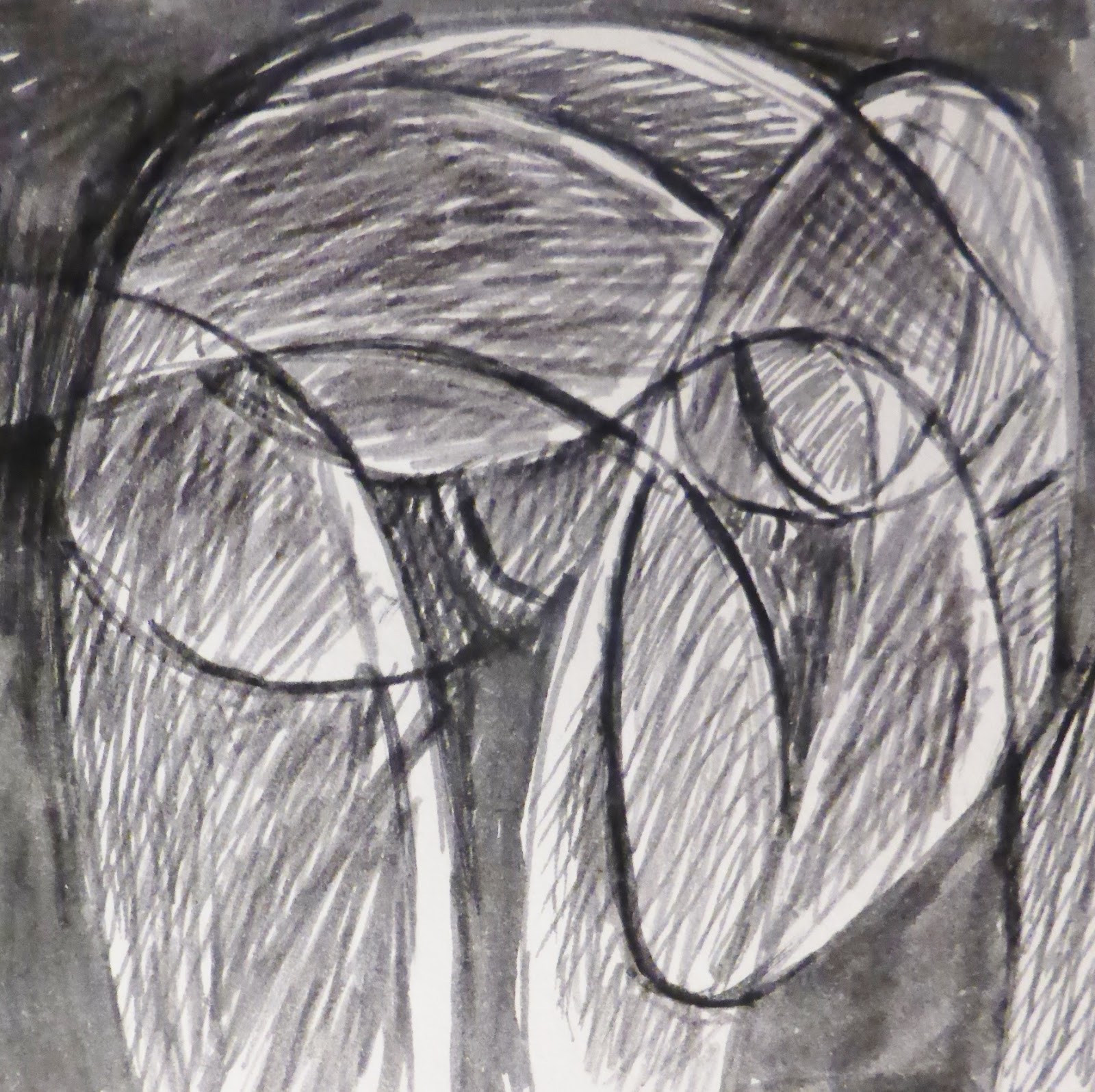 MOVING INTO ART: Semi abstract female form