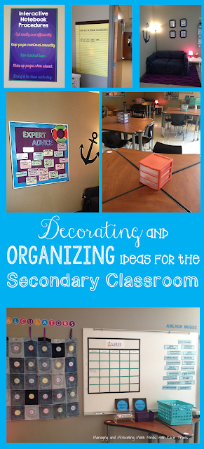 Decorating and Organizing Ideas for the Secondary Classroom - The ...