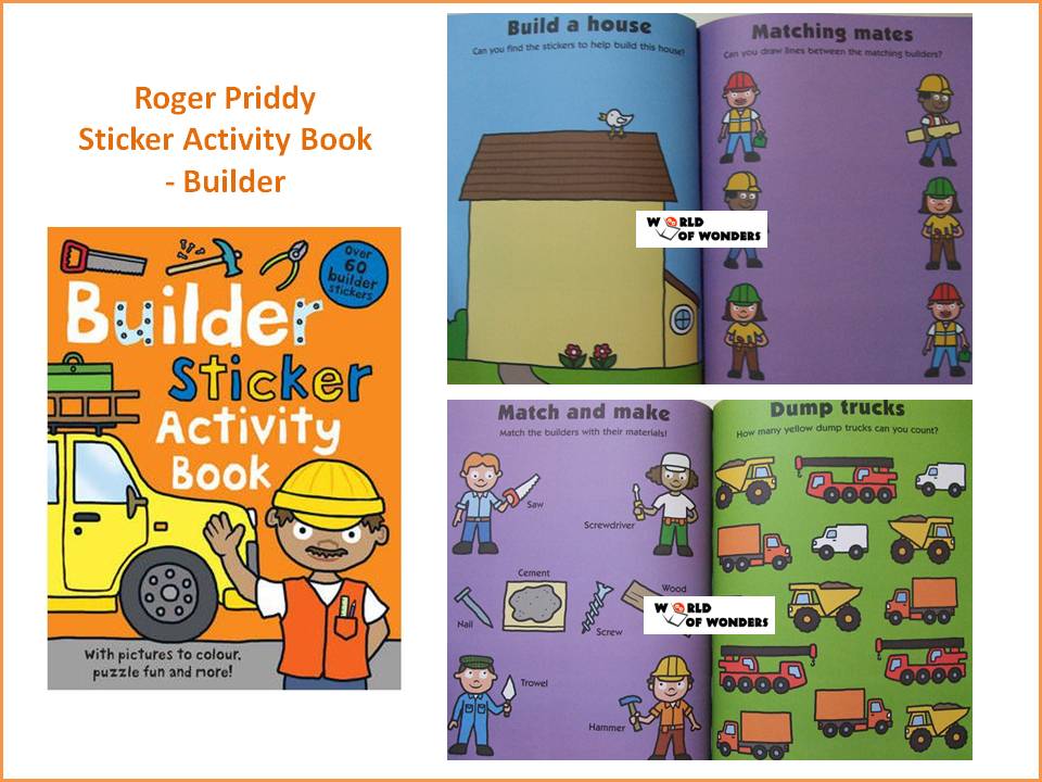 World Of Wonders: Roger Priddy Sticker Activity Books - New Release in ...