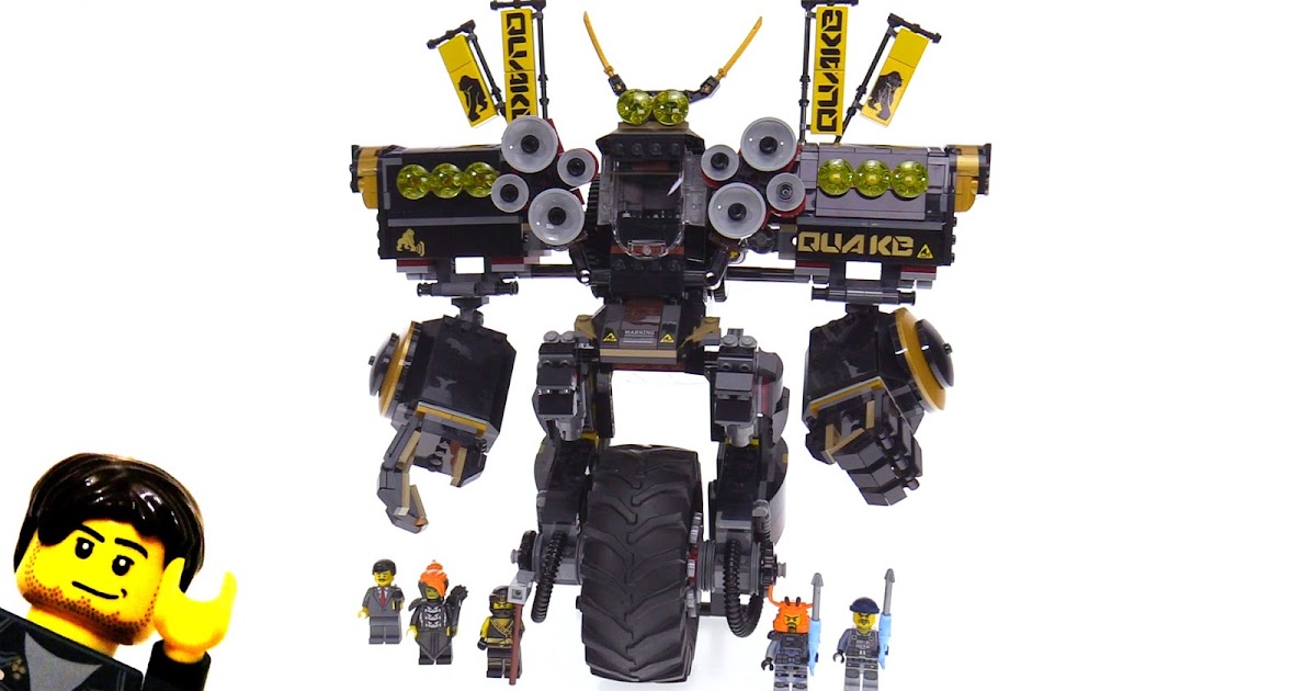 LEGO Ninjago Movie Quake Mech (big version) reviewed! 70632