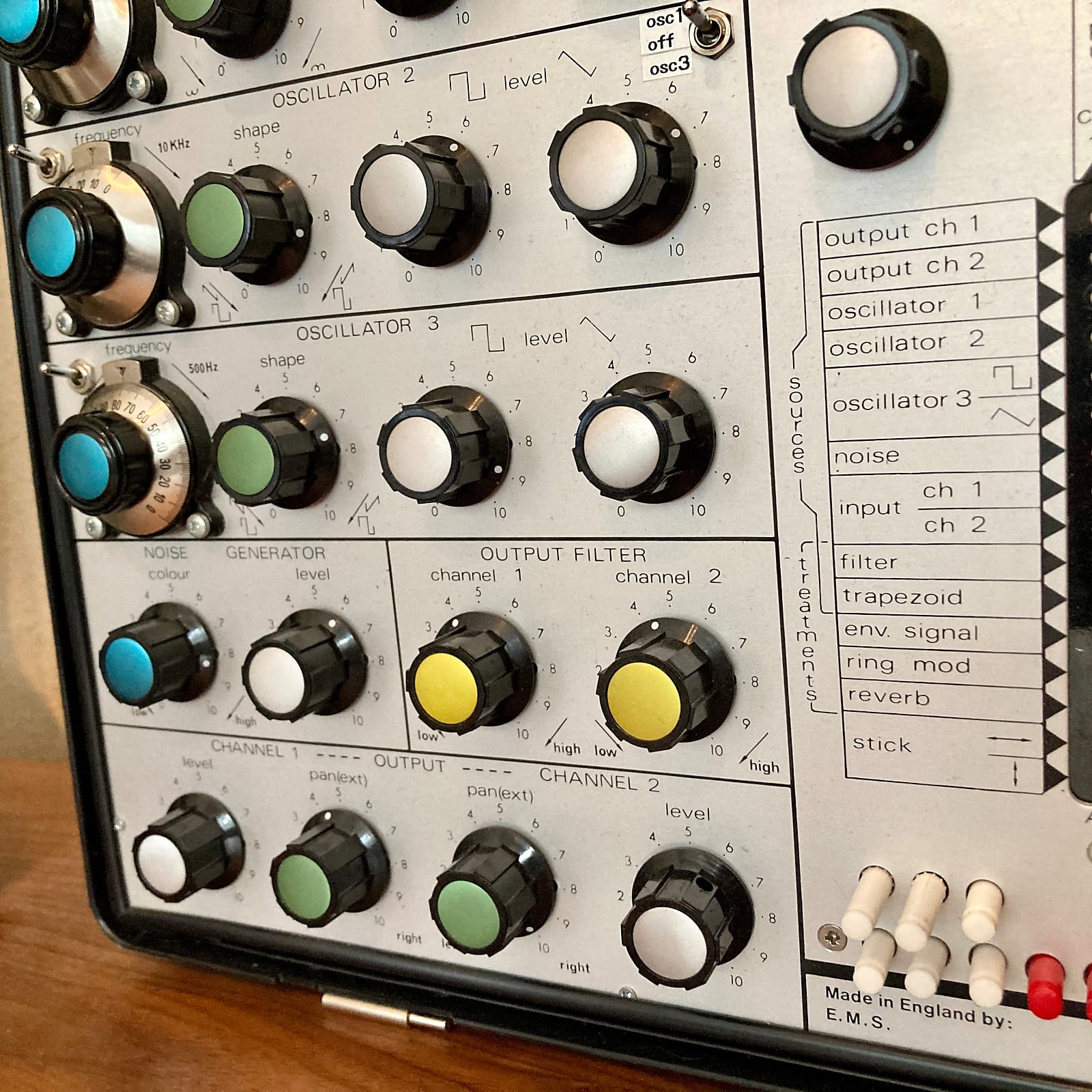 MATRIXSYNTH: EMS Synthi A w/ factory mods - EMS Cornwall build